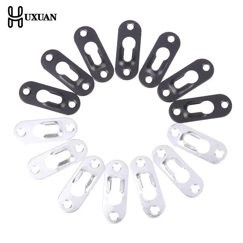 20pcs-Set-Picture-Hangers-43mmX16mm-Metal-Keyhole-Hanger-Fasteners-For ...