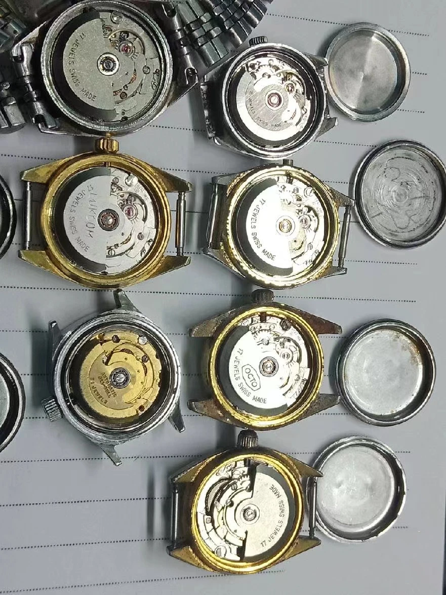 1Pcs-Second-Hand-Used-Old-Mechanical-Watch-Movement-Only-Used-for-Parts ...