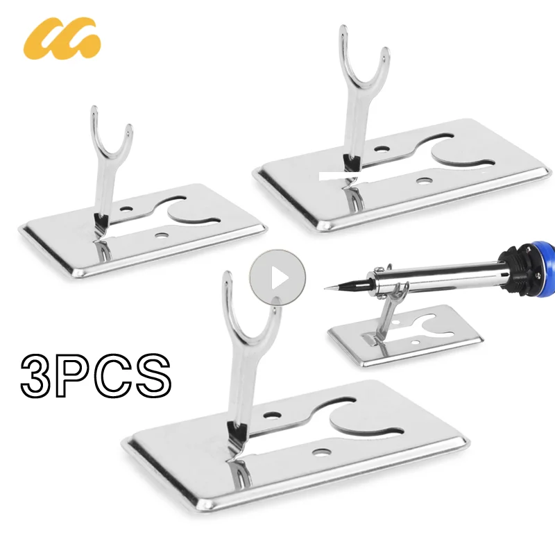 1-3PCS-Electric-Soldering-Iron-Stand-Holder-Metal-Support-Station-With ...