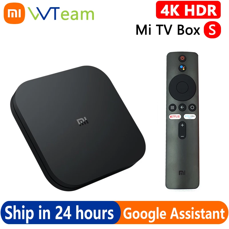 Xiaomi Mi Box S 4k Hdr Android Tv Box Ultra Hd 2g 8g Wifi Google ...