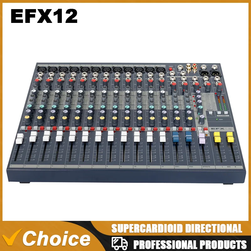 Efx12-Efx-12-Professionele-12-Kanaals-Audio-Mixer-Sound-Mixing-Console ...