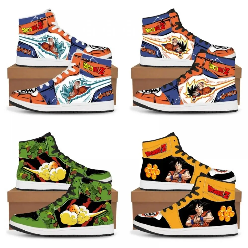 Dragon Ball Anime Son Goku Vegeta Zapatillas altas Zapatos casuales ...
