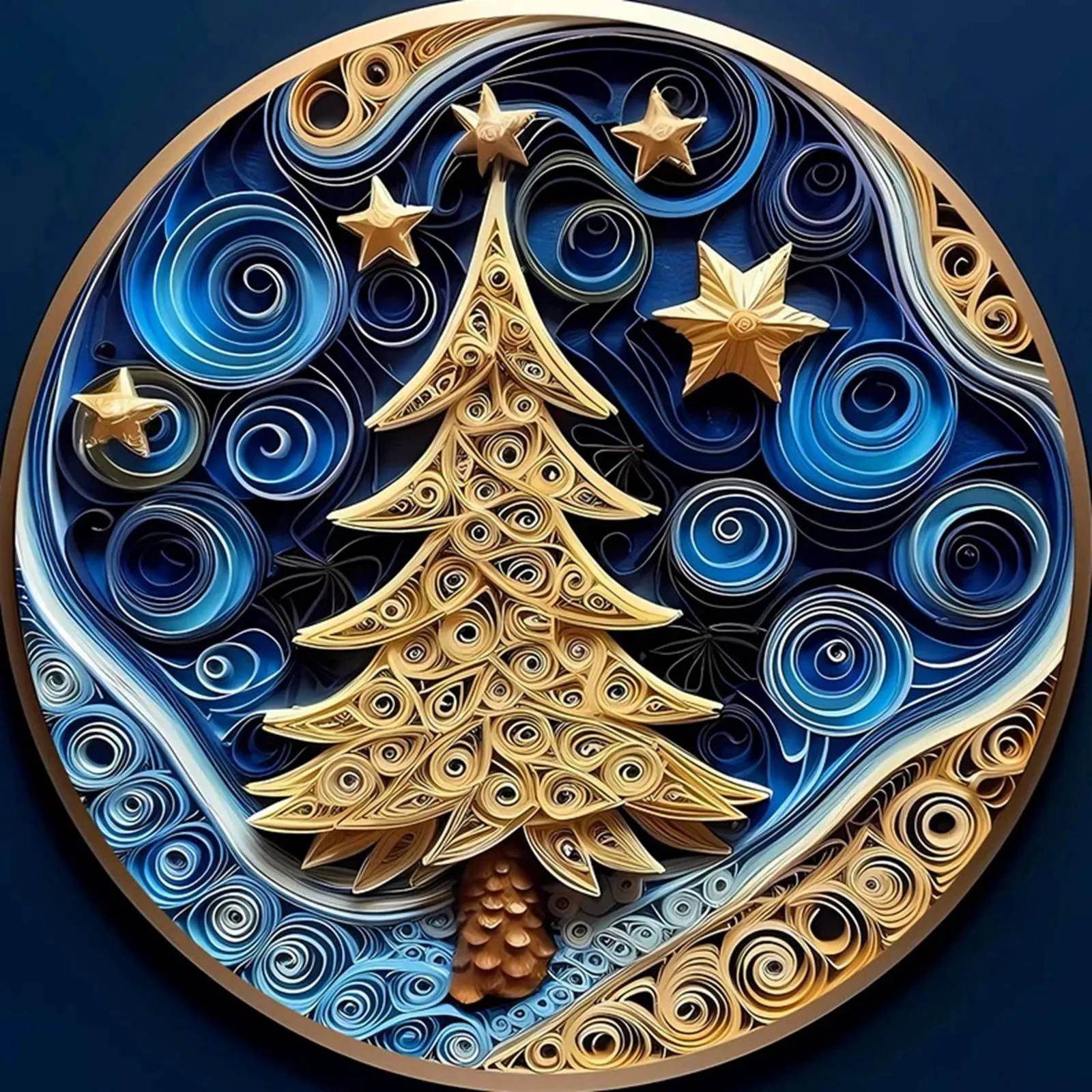 Christmas-Decoration-Acrylic-Home-Car-Art-Decoration-Mysterious-Navy ...