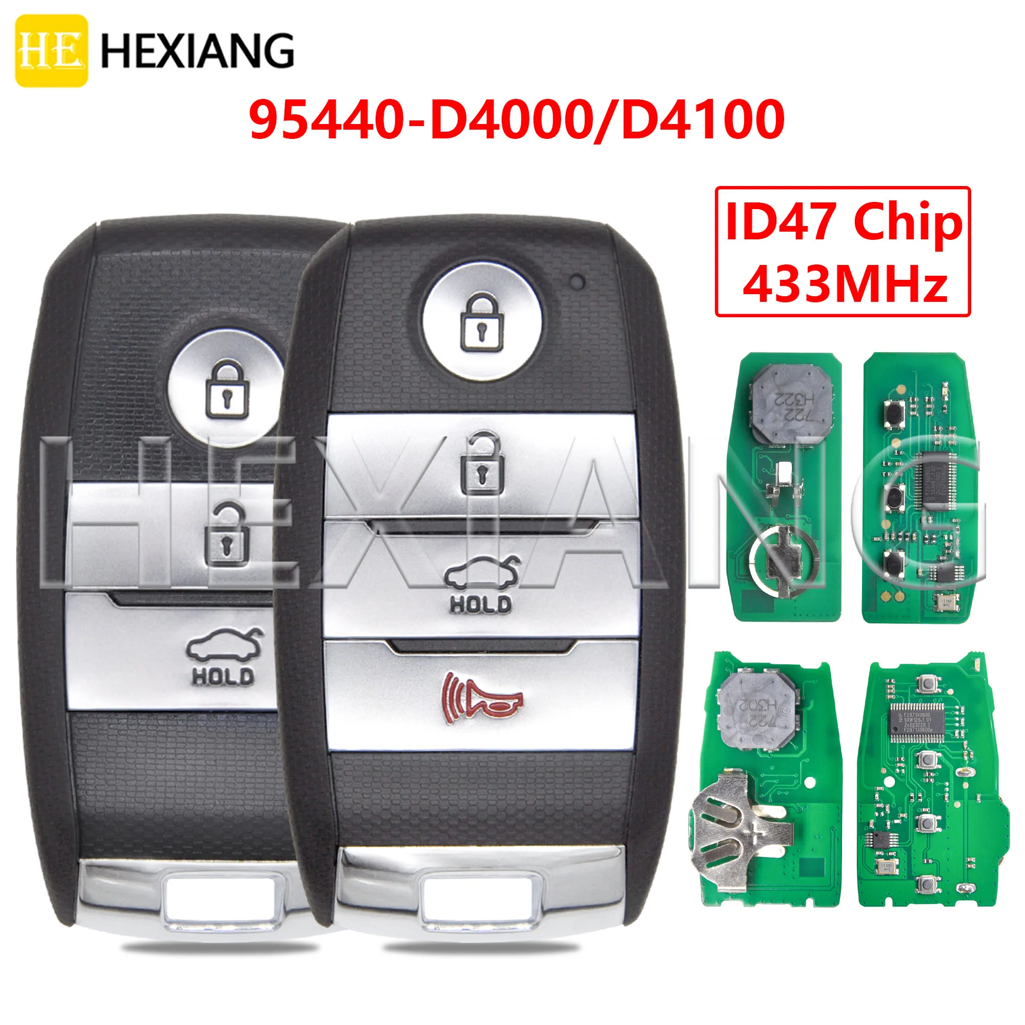 HE-95440-D4000-95440-D4100-ID47-Chip-433MHz-Keyless-Go-Car-Remote-Key ...