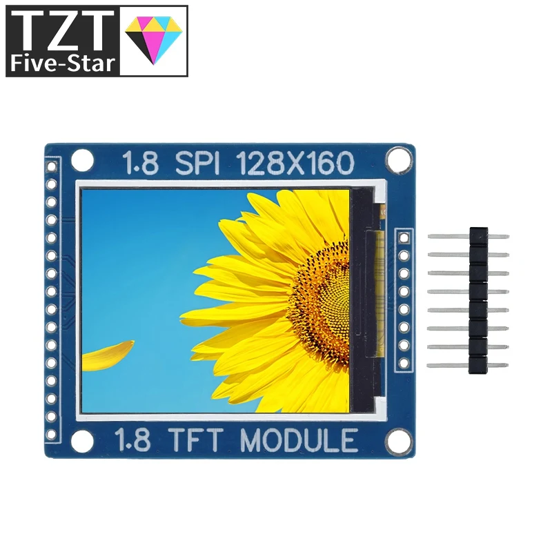 1-8-Inch-Serial-SPI-TFT-LCD-Module-Display-PCB-Adapter-IC-128x160-Dot ...