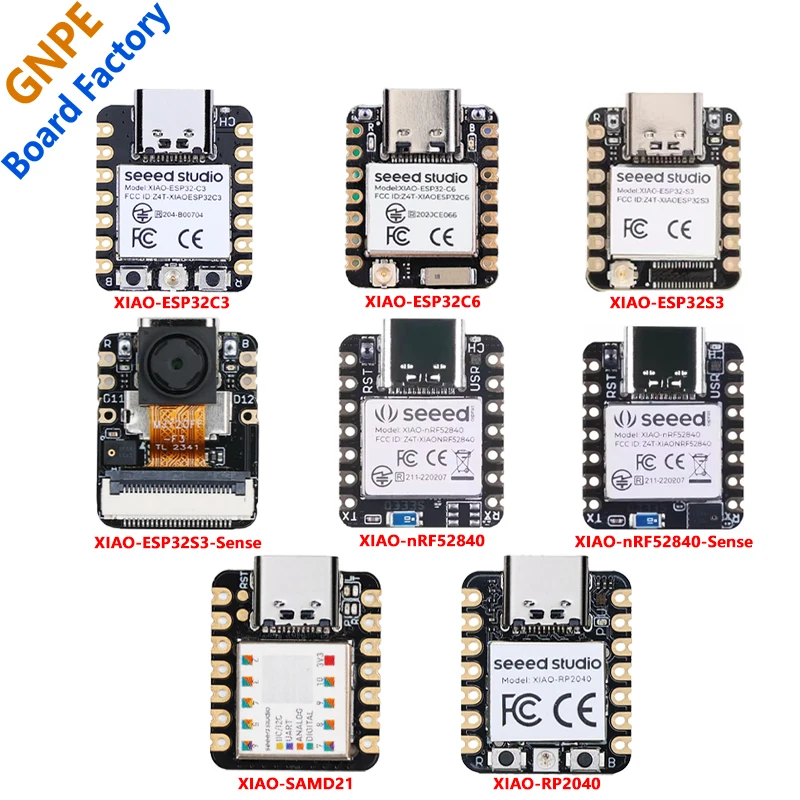 S Rie Xiao Para Arduino Esp32c3 C6 S3 Raspberry Pi Rp2040 Pico Nrf52840 Ble Samd21