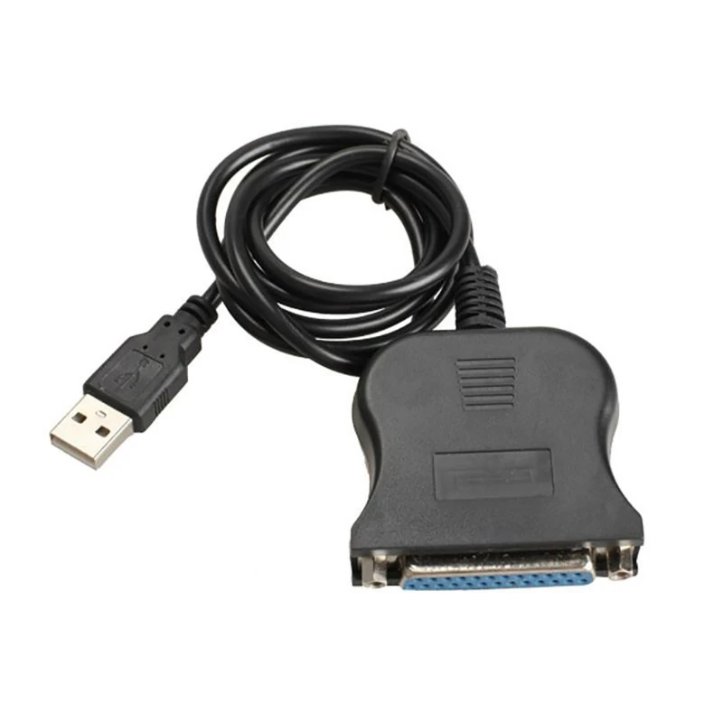 USB DB25 25Pin Male to Female Printer Parallel Port IEEE 1284 LPT ...