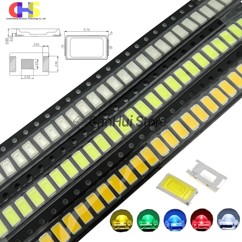 Diodos-emisores-Led-de-montaje-en-superficie-100-piezas-SMD-5730-5630-0 ...