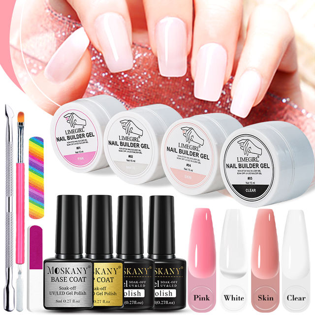 Non Stick Hand Extension Nail Gel with Nail Pen - Limegirlstore