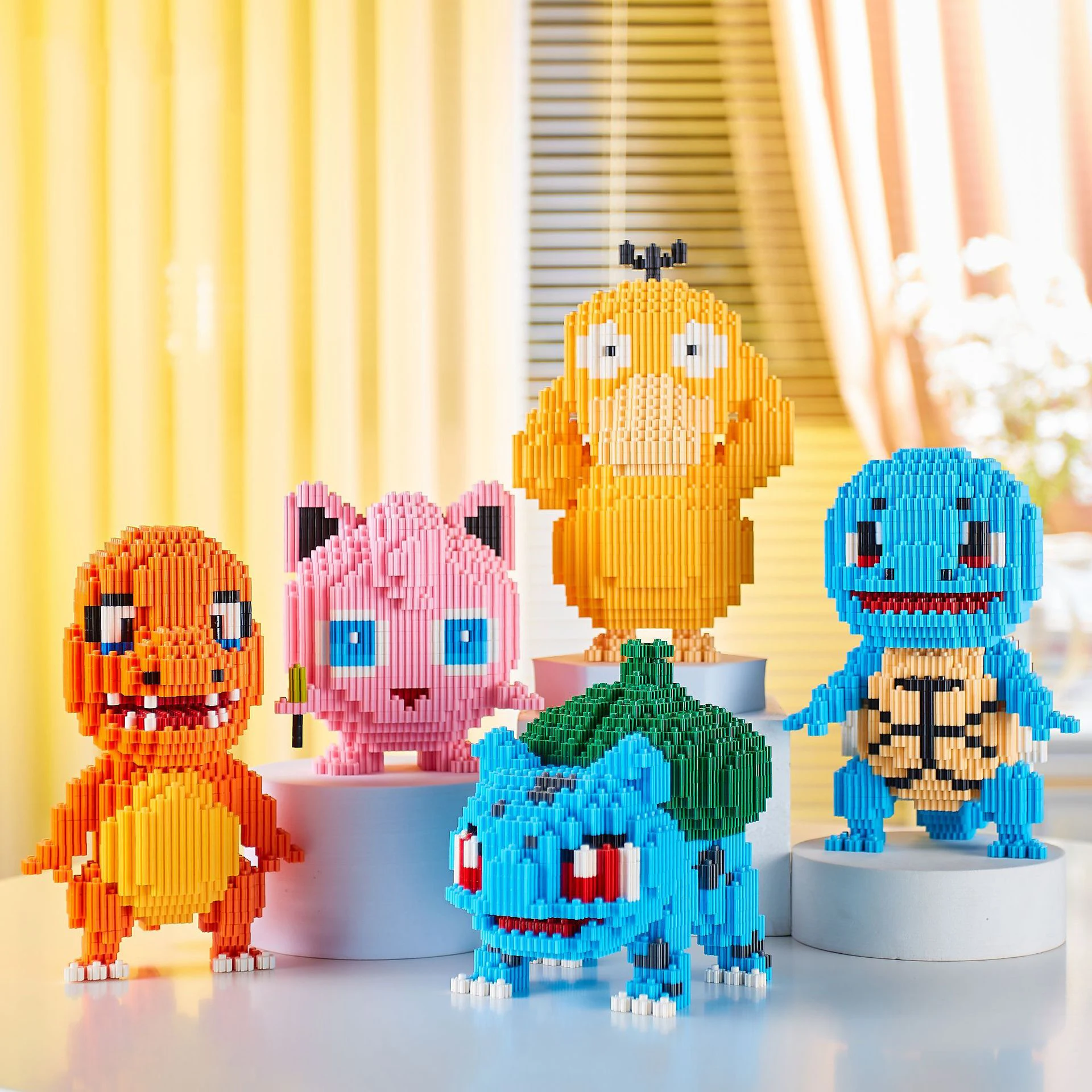 Pokemon Magic Building Blocks Ivysaur Charmander Jigglypuff Squirtle ...