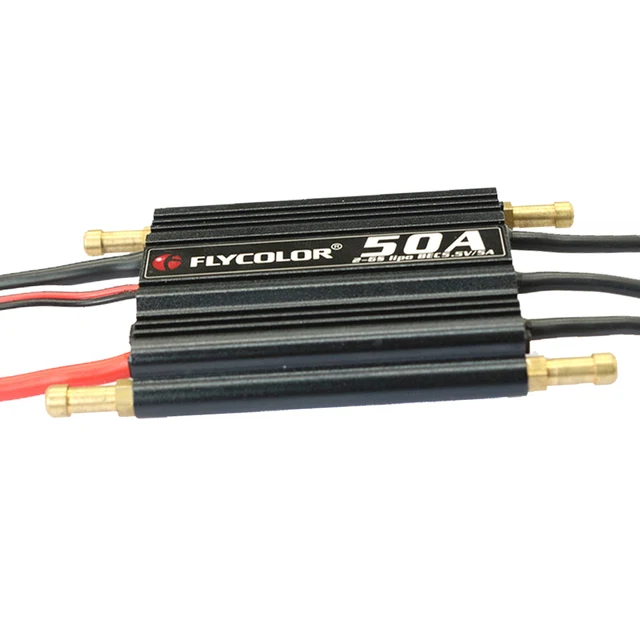 Flycolor Brushless 50A 70A 90A 120A 150A ESC Speed controller 2-6S Lipo ...