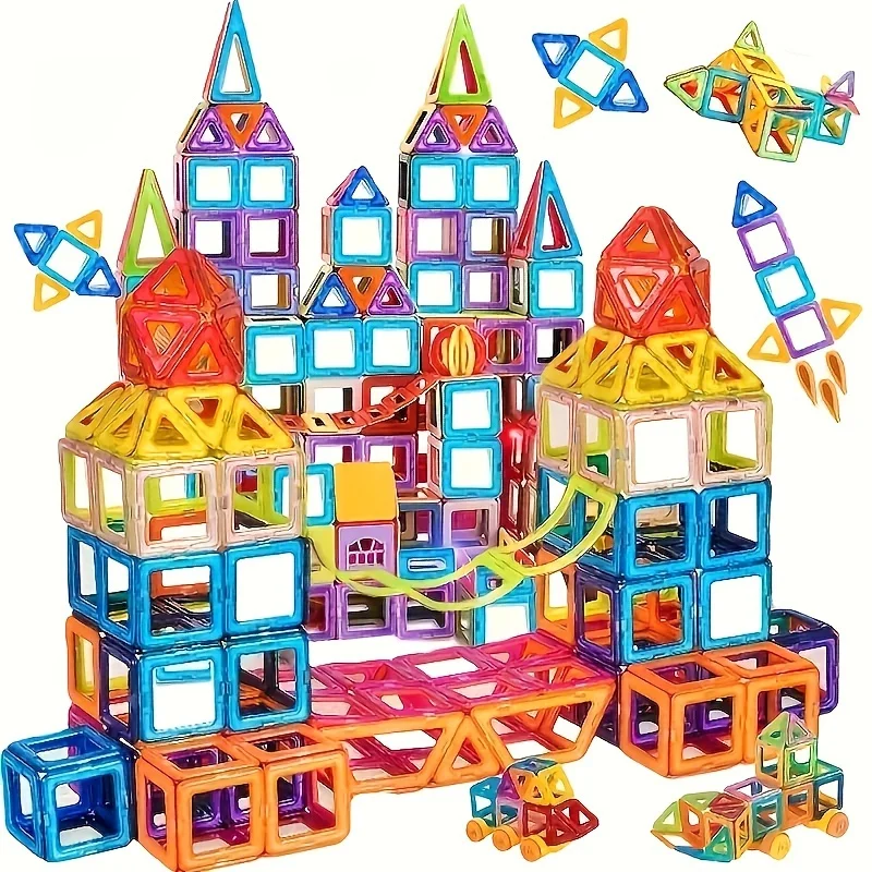 Magnetic-Building-Blocks-Construction-Sets-Big-Size-Strong-Magnet-Tiles ...