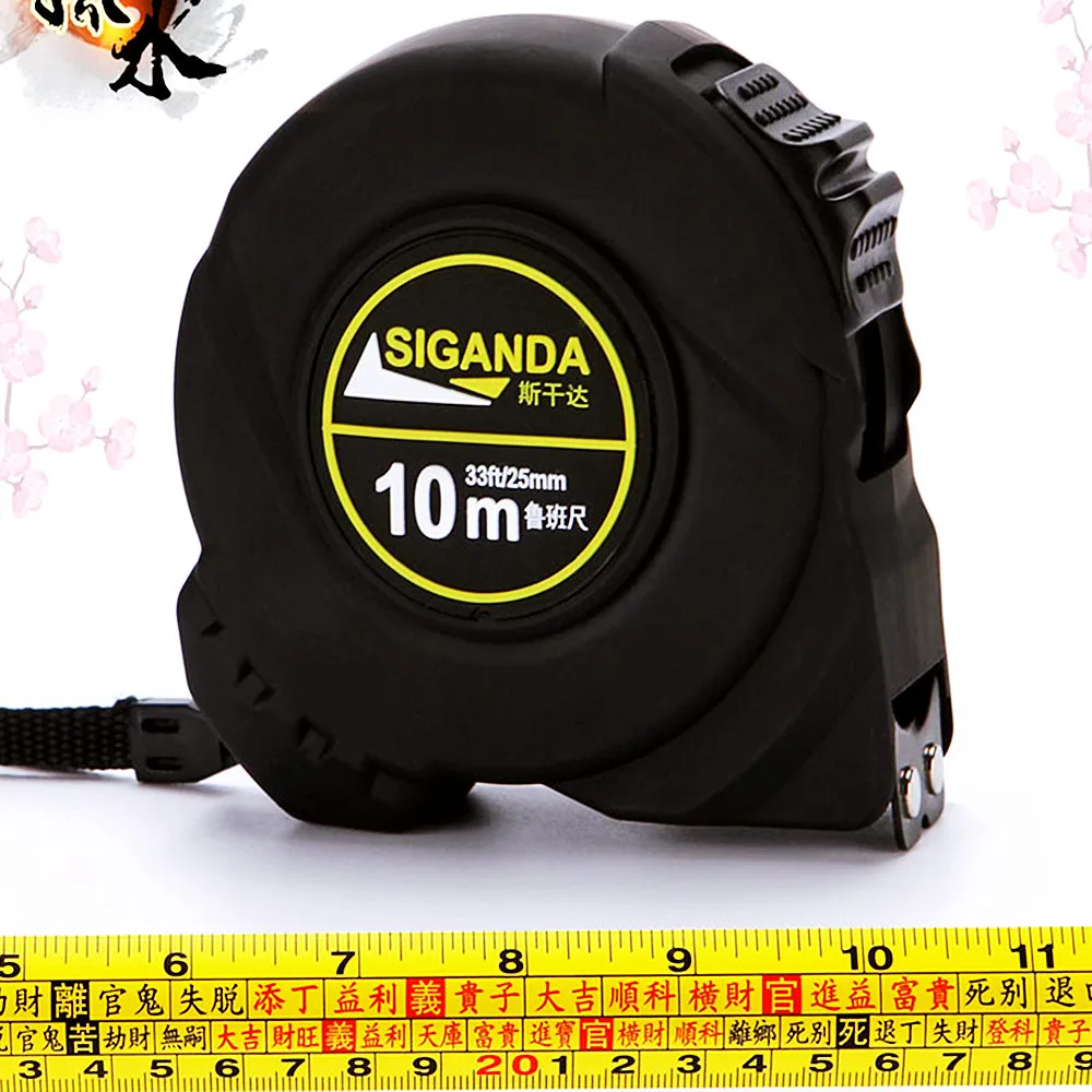 umbranded Tape Measure 10M 33ft Ruler Leather case Luban Ruler Steel ...