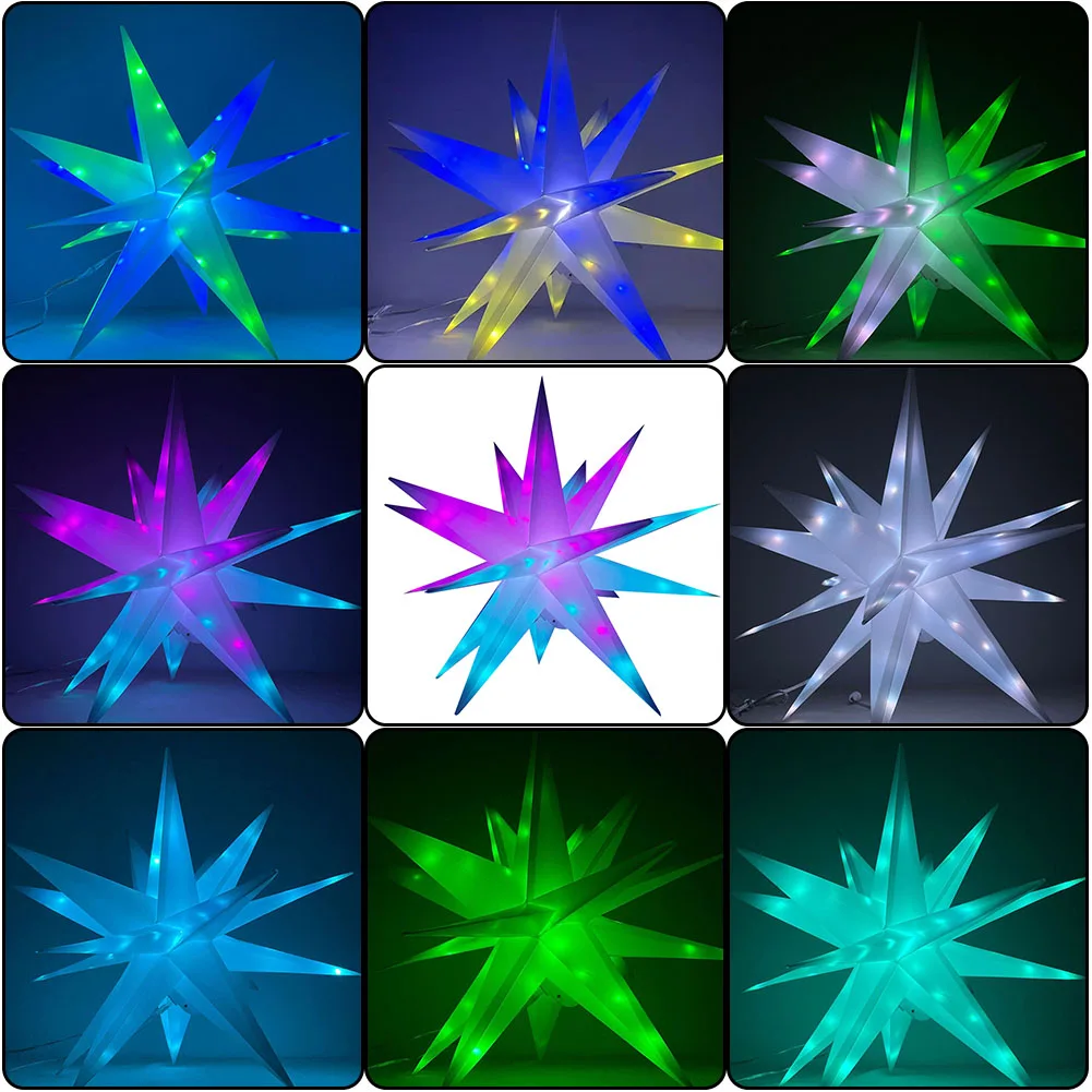 RGB Smart Exploded Star Flashing Lamp LED Night Light Bluetooth Star ...