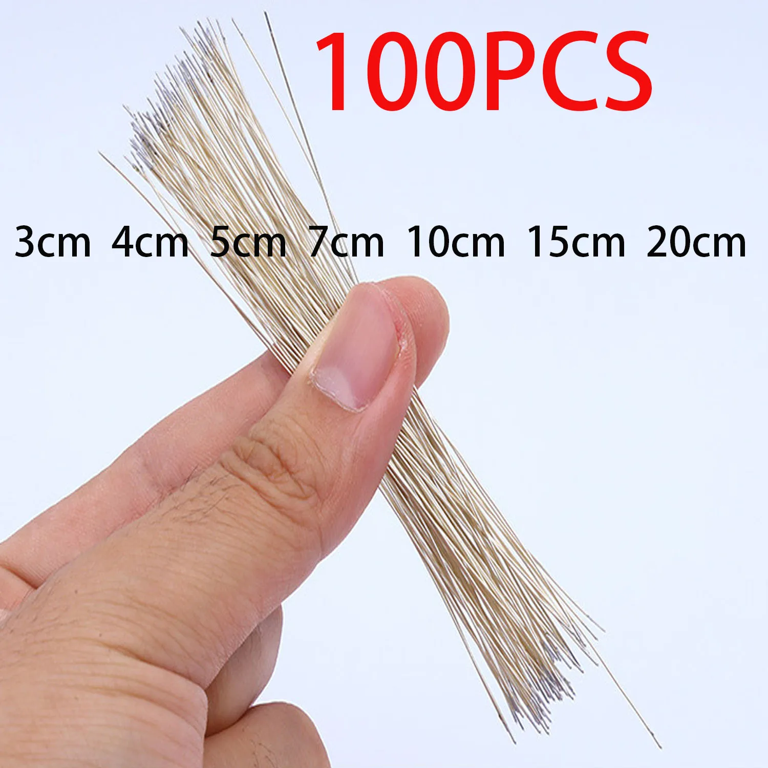 100PCS enameled wire LED neon light welding wire 3/4/5/7/10/15/20cm ...