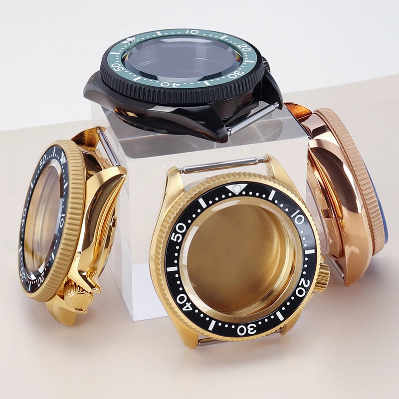38mm Luxury Watch Case 316L Steel Case Ceramic Bezel For Mod SKX013 ...