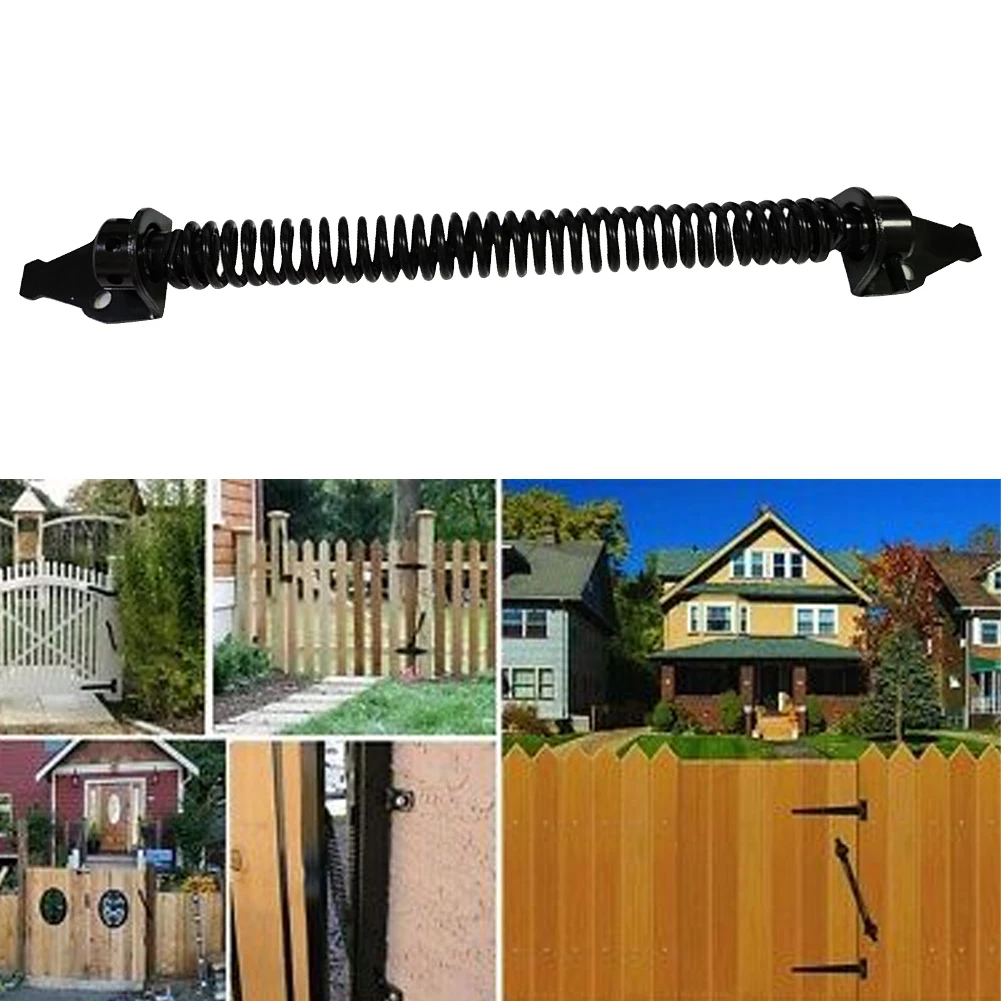 14inch-Gate-Spring-For-Wooden-Fence-Outdoor-Shed-Door-Heavy-Duty-Self ...
