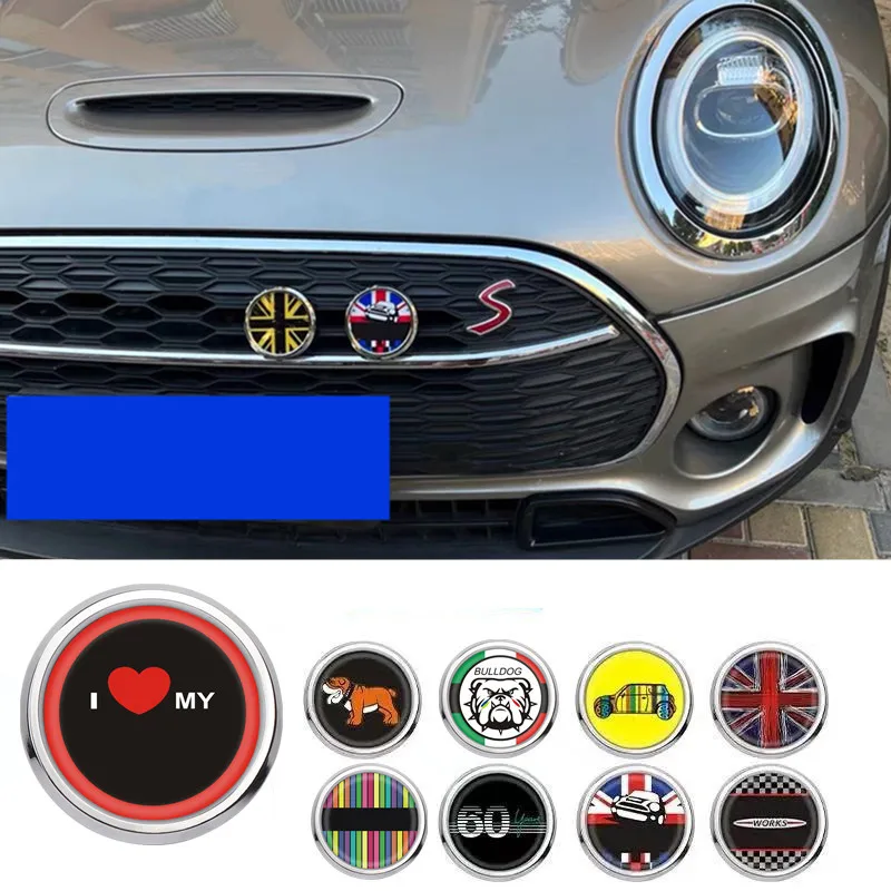 Car-Front-Grille-3D-Emblem-Badge-Trim-For-MINI-Cooper-JCW-Contryman ...