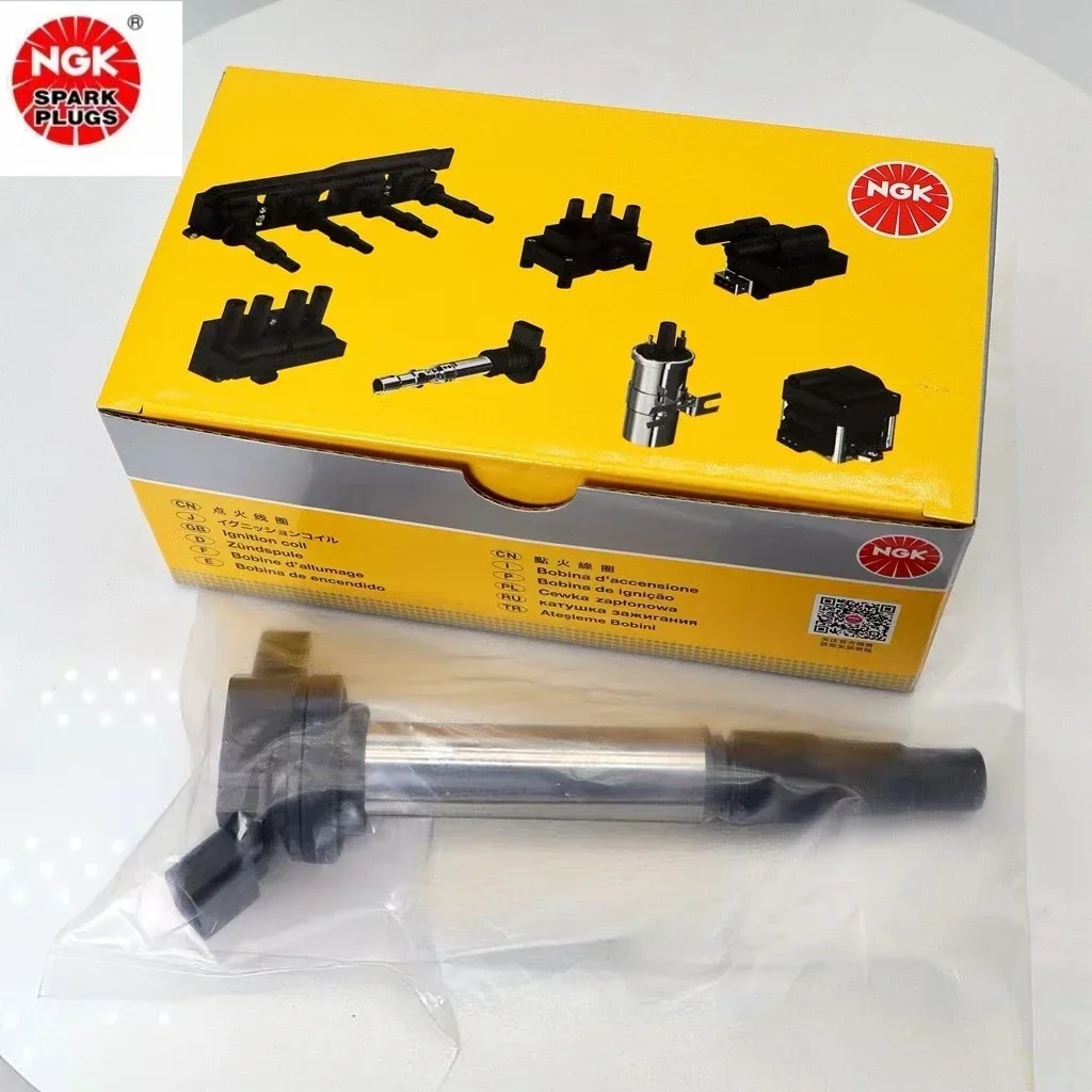 Original-NGK-U5145-48395-Ignition-Coil-OE-9091902258-For-Toyota-Corolla ...