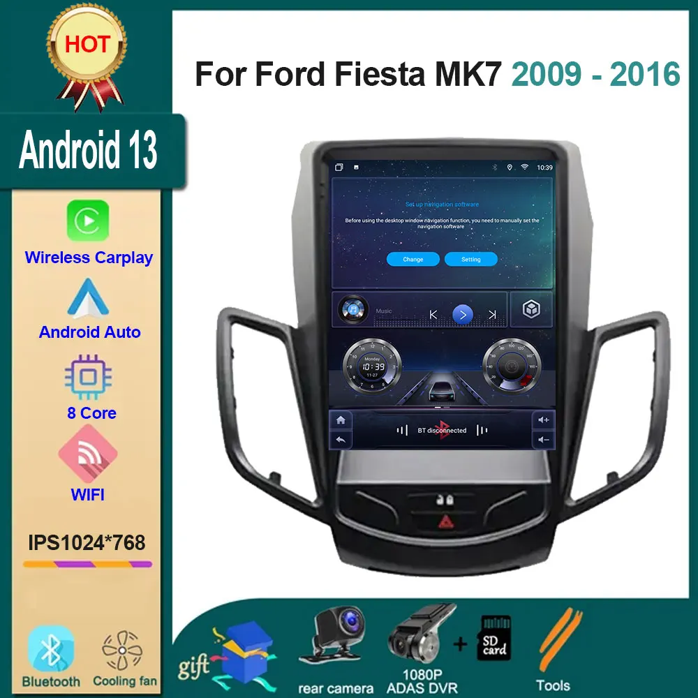 Android OS 9.7 '' For Ford Fiesta MK7 2009 - 2016 Car Video Player GPS ...