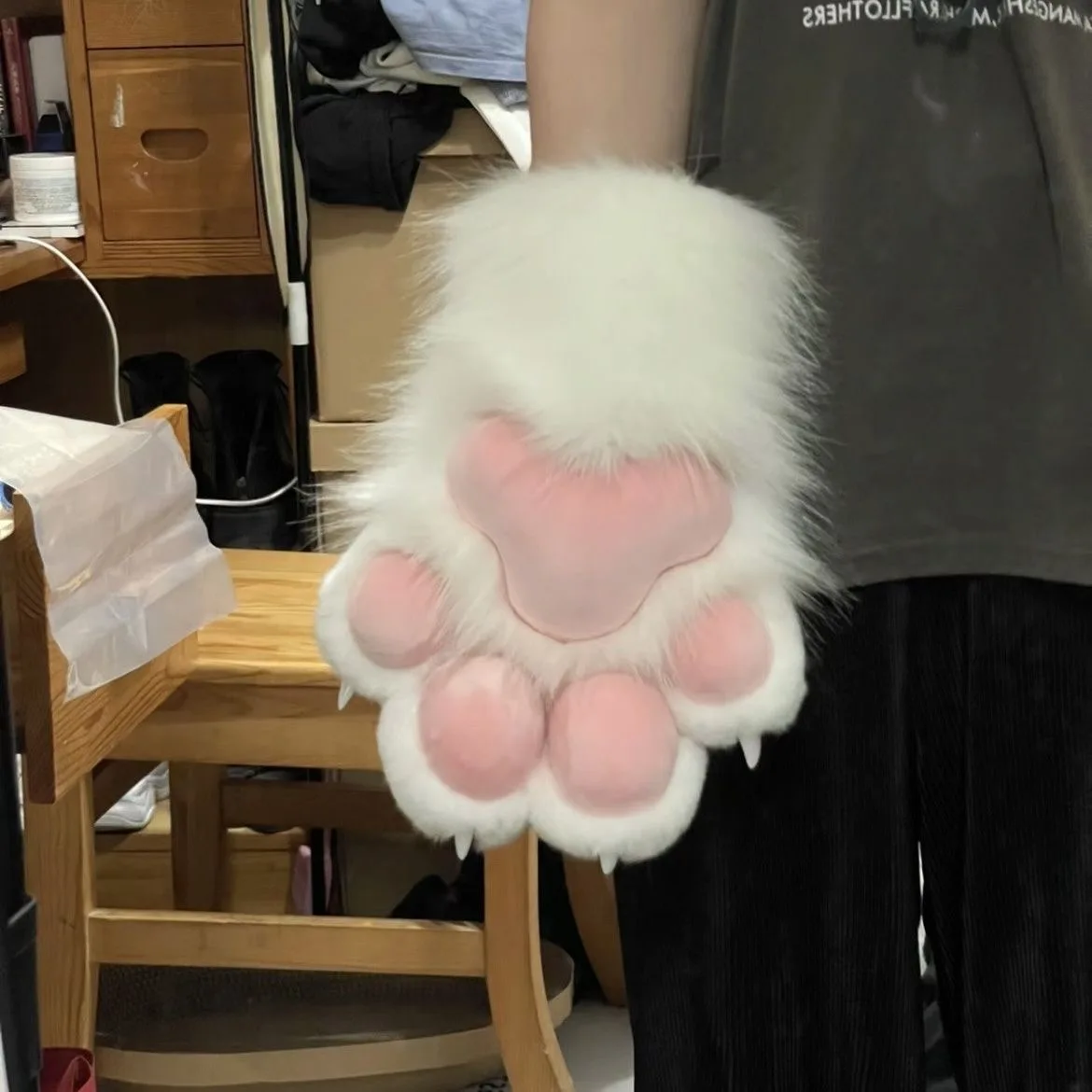 Furry-PAWS-Custom-Long-gloves-Custom-Kigurumi-Fursuit-Pair-of-cartoon ...