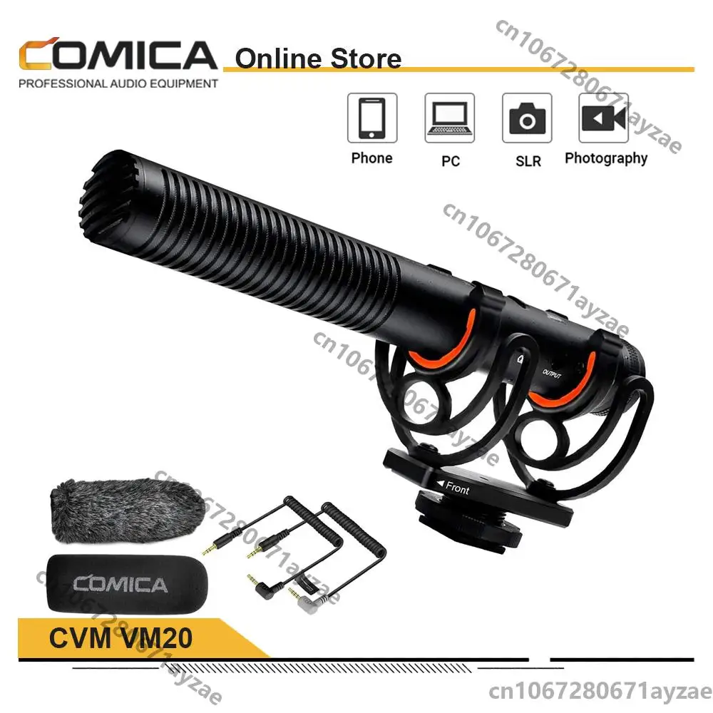 Comica-Cvm-Vm20-On-Camera-Microphone-Super-Cardioid-Condenser-Shotgun ...
