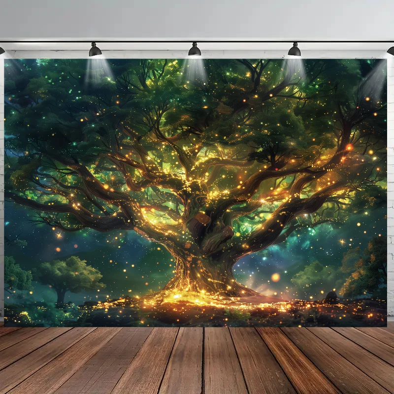 Tree of Life Background Decoration Tapestry Forest Landscape Tapestry ...