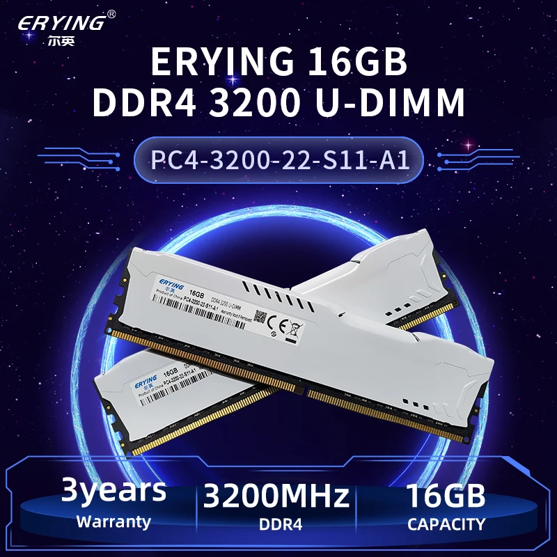 ERYING-2Pieces-RGB-RAM-DDR4-16GB-x2-3200MHz-PC4-25600-1-35V-Dual ...