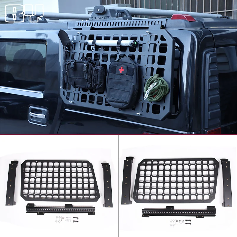 Aluminum-Alloy-Car-Rear-Window-Glass-Armor-Shelf-Storage-Racks-For ...