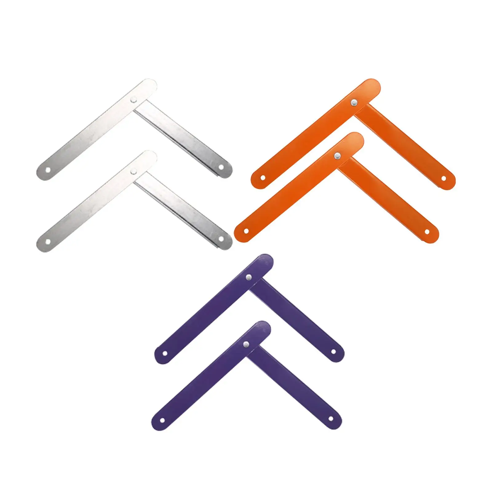 2x Aluminum Step Ladder Hinge Reinforced Tie Rod with Screws ...