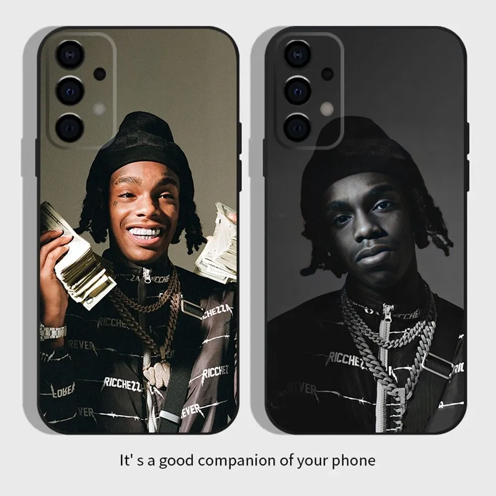 Stylish YNW Melly Rapper Soft Black Phone Case Cover for Samsung a12 (Z7)