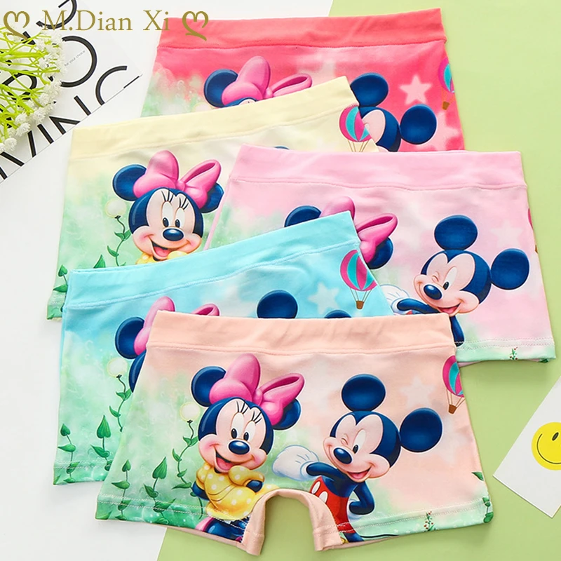 5pc/package Cartoon Girls Underwear Boxer Knicker Panties Children ...
