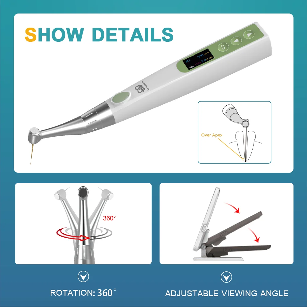 Gyökércsatorna-Kezelő Műszer Dental 1: 1 Endo Motor Csúcs Lokátor Mérés ...