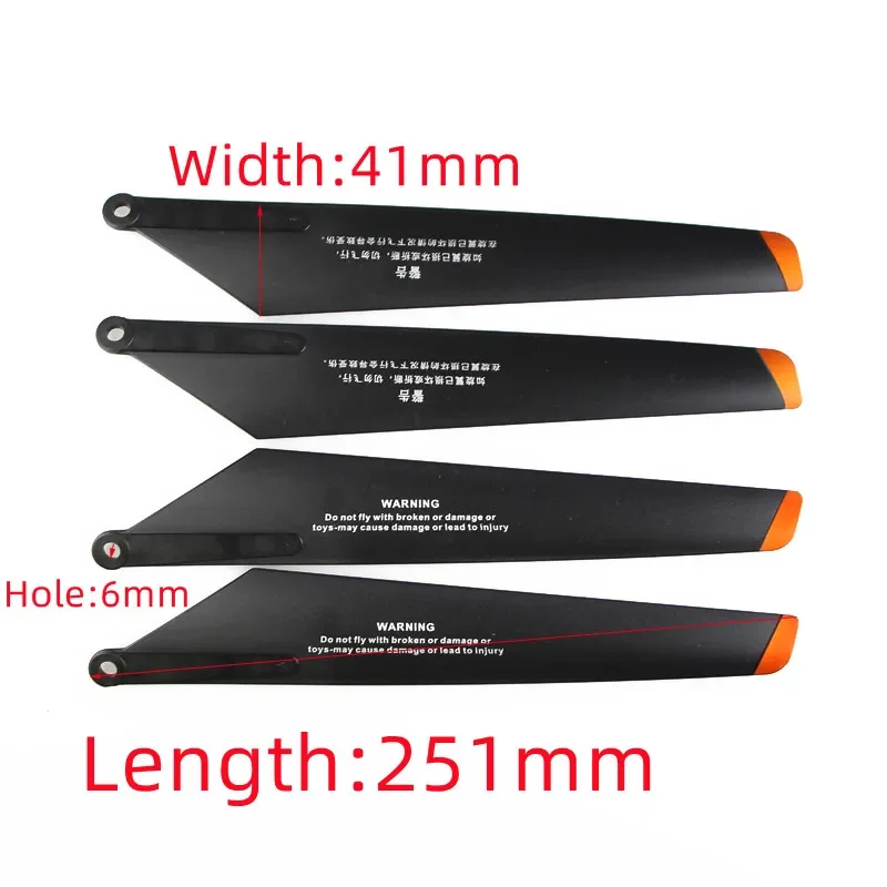 Plastic-Main-Blades-Propellers-Rotors-Fans-Props-AB-25CM-For-R-C ...