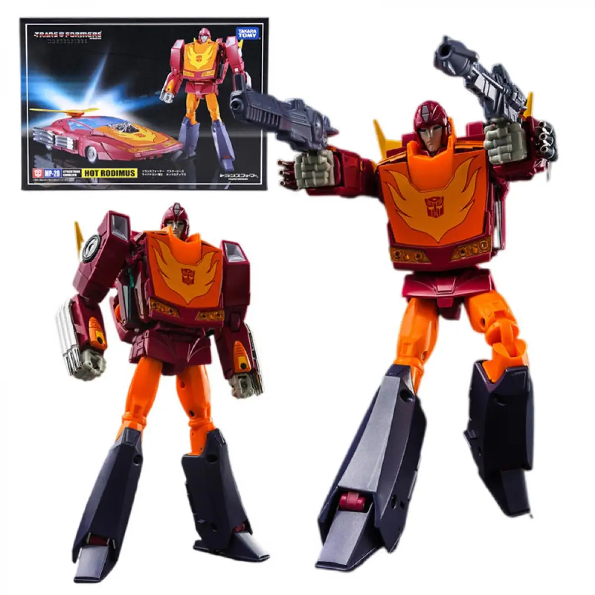 TAKARA-TOMY-Transformers-MP28-Hot-Rod-Rodmus-figura-de-acci-n-de ...