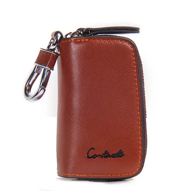 CONTACT'S Genuine Leather Key Wallets For Men Car Key Holder High Class ...