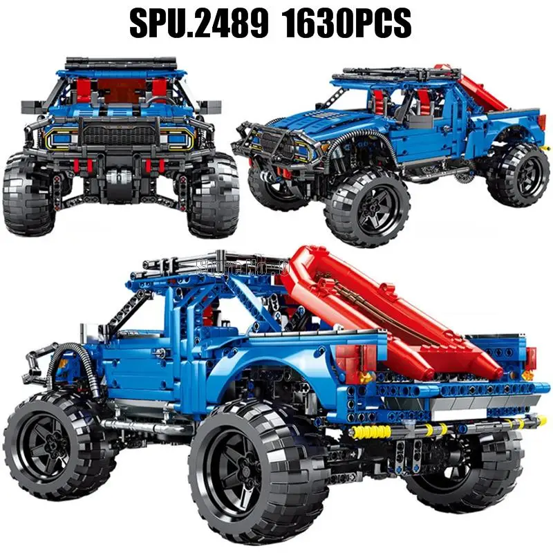1630pcs-F150-Suv-Raptor-Car-Off-road-Vehicle-Pickup-Truck-Building ...