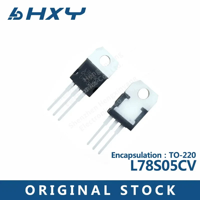 10PCS-L78S05CV-linear-Voltage-regulator-transistor-triode-IC-chip-three ...