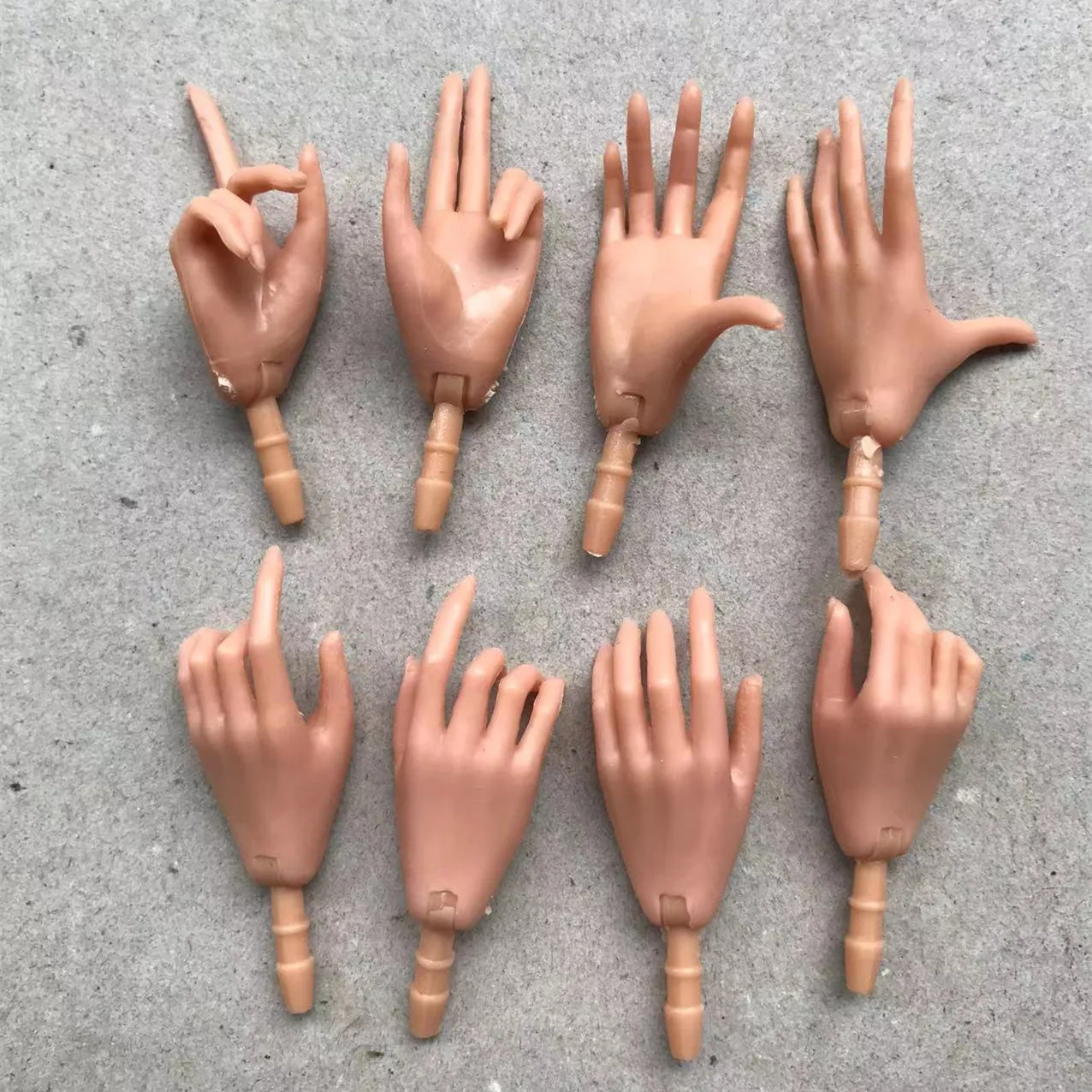Original-1-6-Multi-Gestures-Doll-Hands-DIY-Doll-Parts-Replacement-Hands ...