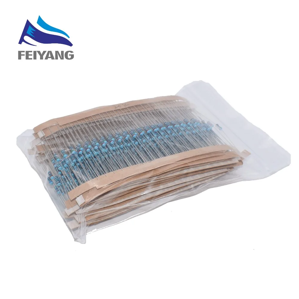 300-600-PCS-Set-1-4W-Resistance-1-30-Kinds-Each-Value-Metal-Film ...