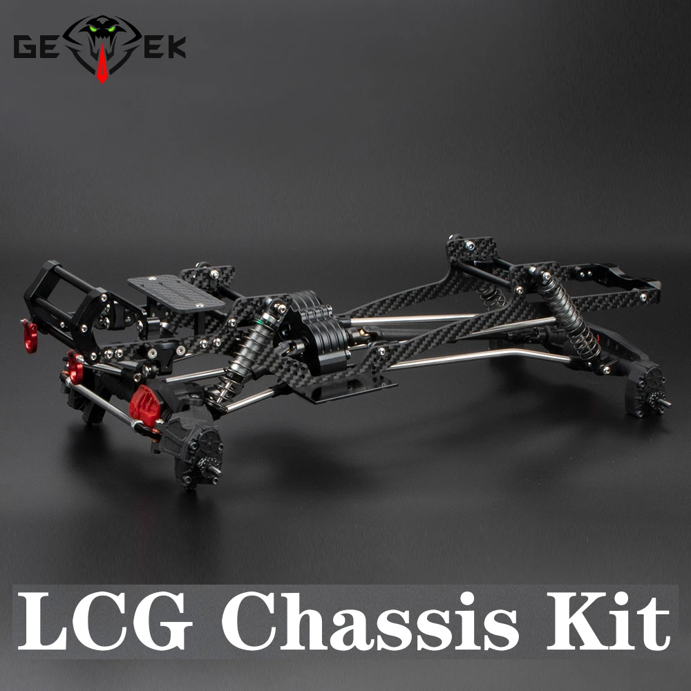 탄소 섬유 프레임 레일 LCG 섀시 키트, 1/10 RC 크롤러 축 SCX10 하부 무게 중심 DIY 업그레이드| | - AliExpress