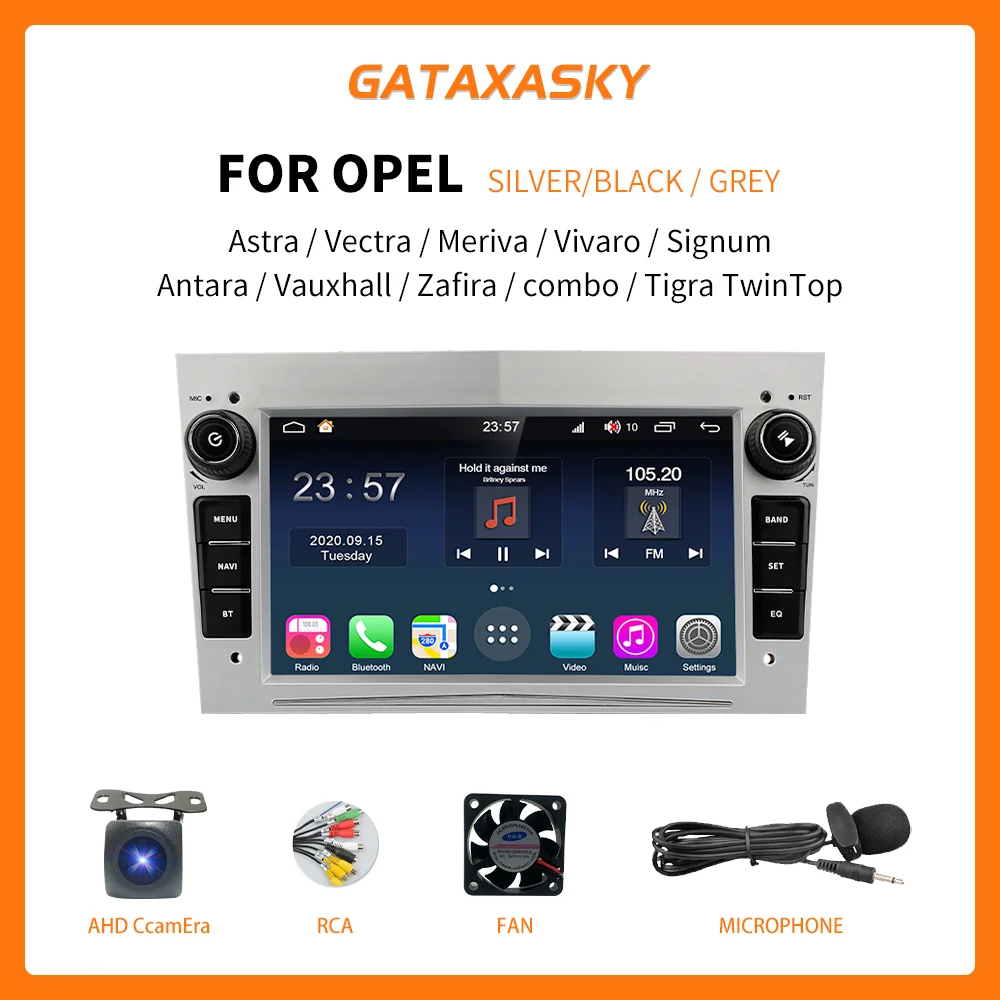 GATAXASKY Car Android Multimedia 2Din Android 10 Radio for Opel Para ...