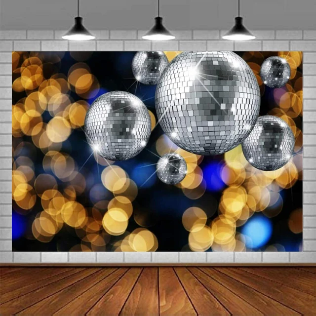 Silver Disco Background