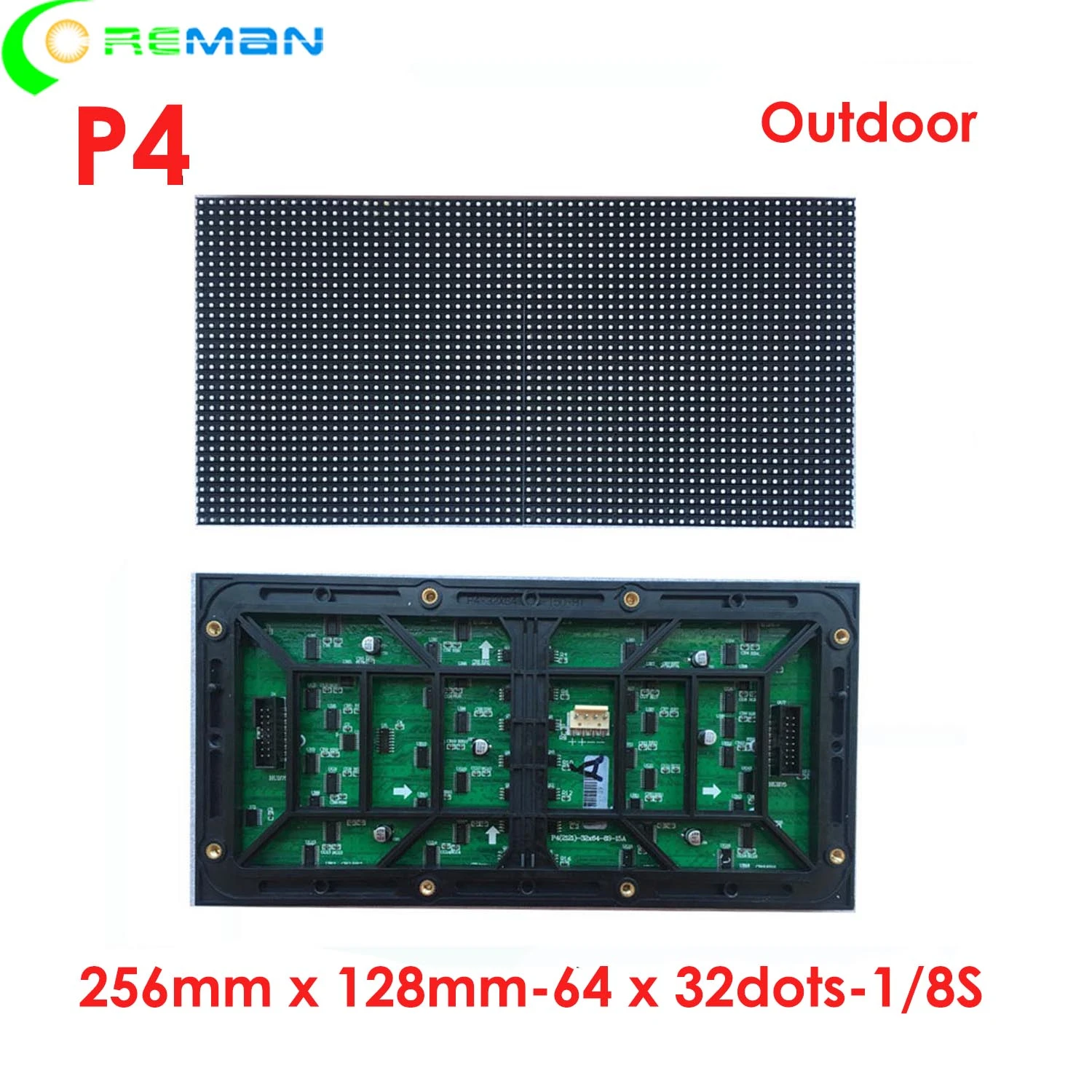 Lowest Price P4 32x64 Led Matrix Outdoor Rgb Led Module Hub75 Smd1921 ...