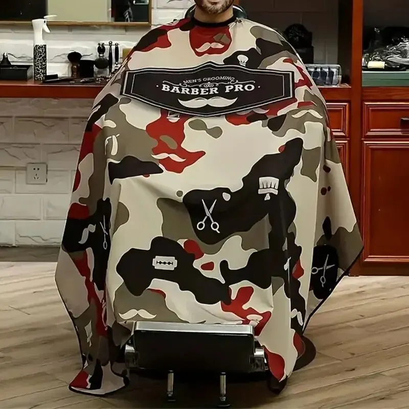 Professional Barber Cape Barber Apron Waterproof Anti-static Hair ...