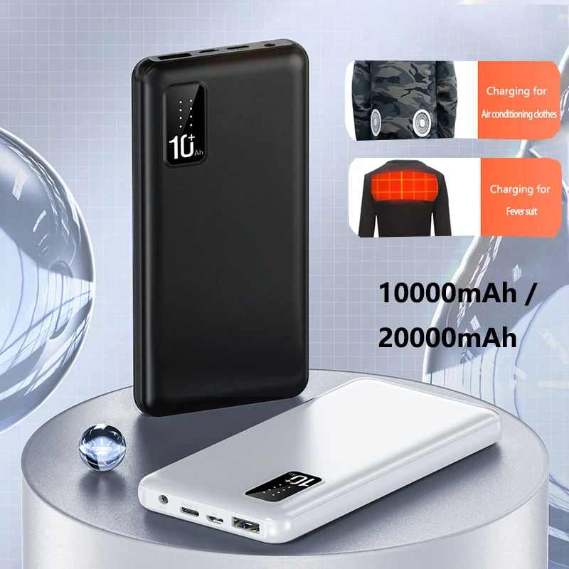 Vest Power Bank 20000mAh Portable Charging Powerbank Mobile Phone ...