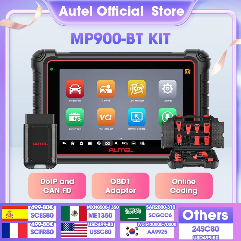 Autel-MP900-BT-KIT-Diagnostic-Scanner-Automotive-OBD1-OBD2-Scan-Tools ...
