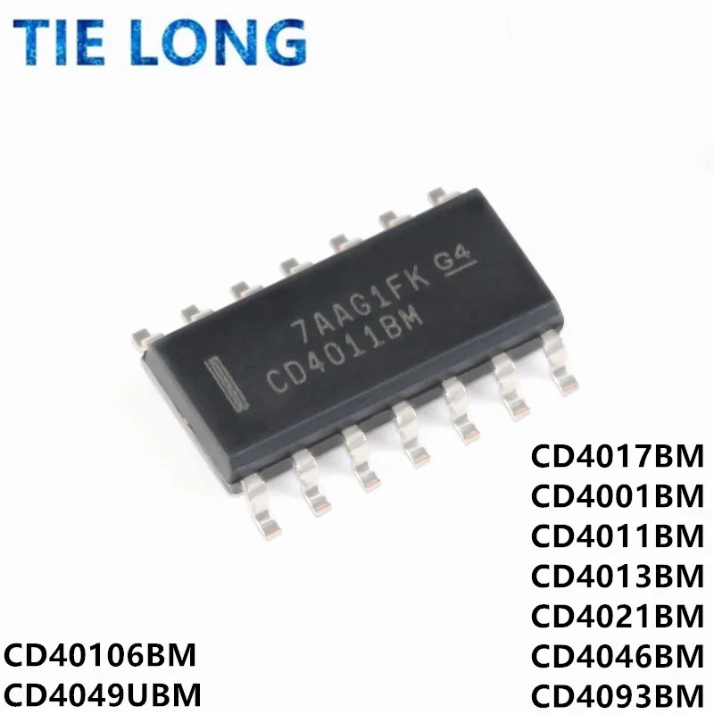 100PCS CD4017BM SOP16 CD4017 CD4001BM CD4011BM CD4013BM CD4021BM ...