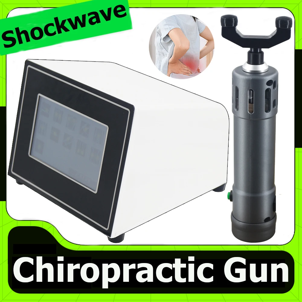 New-Shock-Wave-Chiropractic-Tools-2-in-1-Professional-Shockwave-Therapy ...