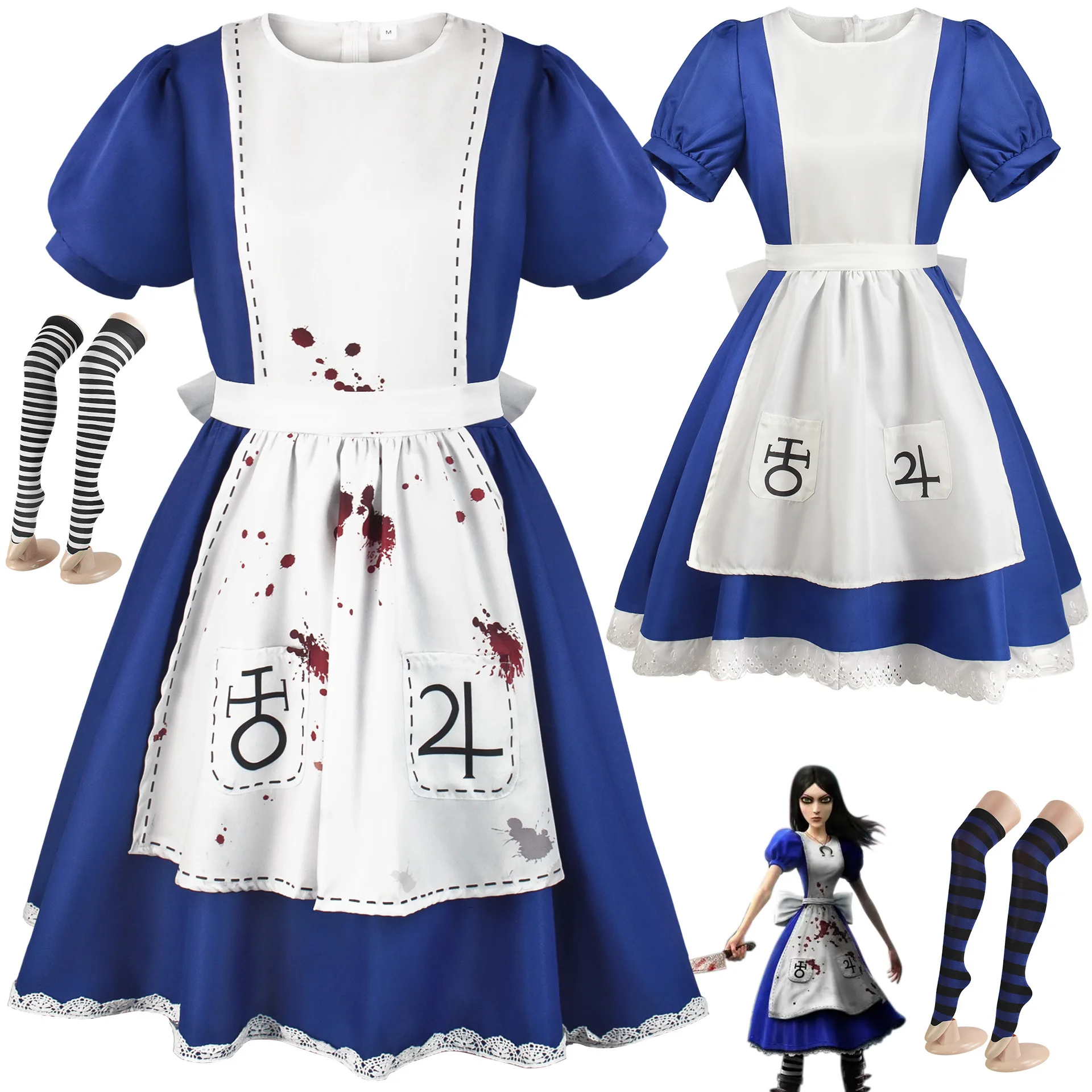 Anime-Alice-Madness-Returns-Cosplay-Maid-Apron-Dress-Game-Madness ...